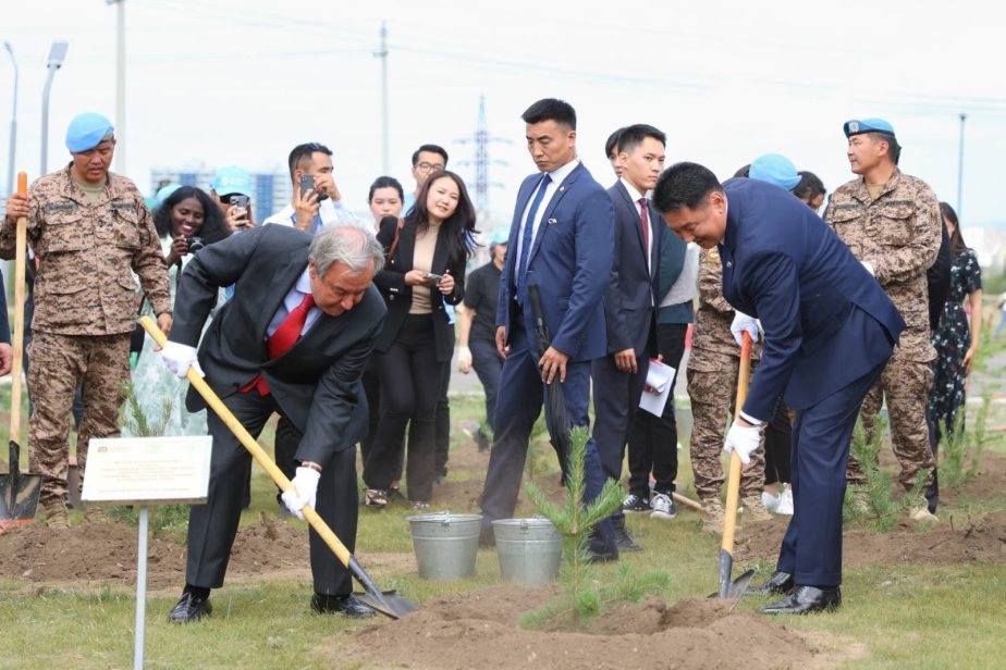 Why Was the UN Secretary General Planting Trees in Mongolia? – The Diplomat