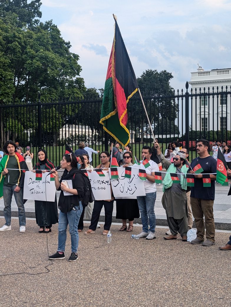 ‘No to the Taliban!’ Afghans Gather in Washington to Demand Action ...